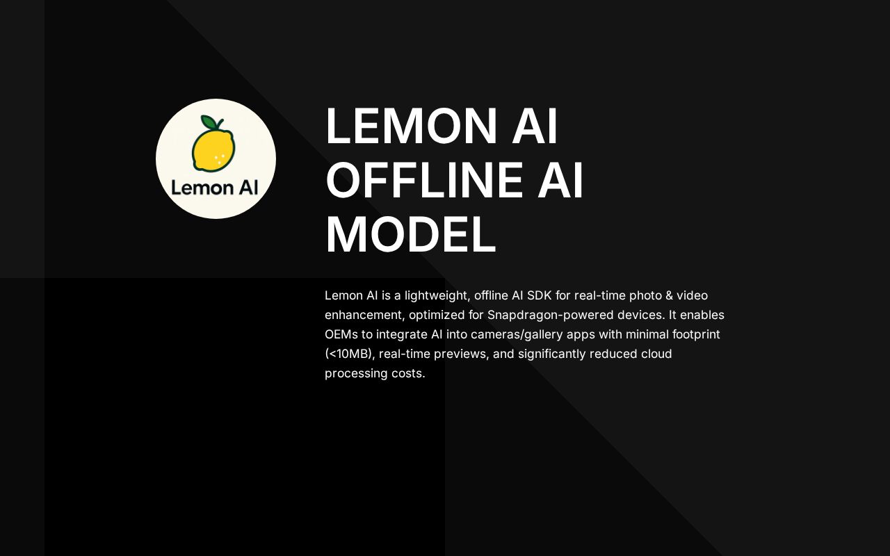 Lemon ai offline sdk